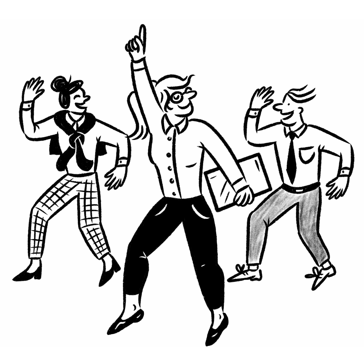 Illustration : Dancing par Maria Milenko