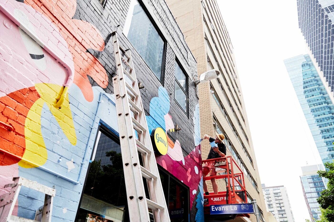 Illustration : Gami Mural par Brolga