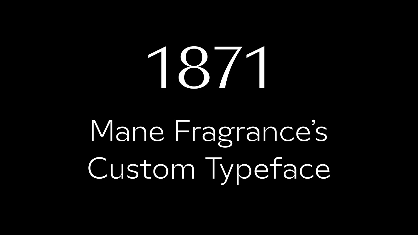 Design de caractères : Mane Fragrance Custom Font-Family par Adrien Midzic