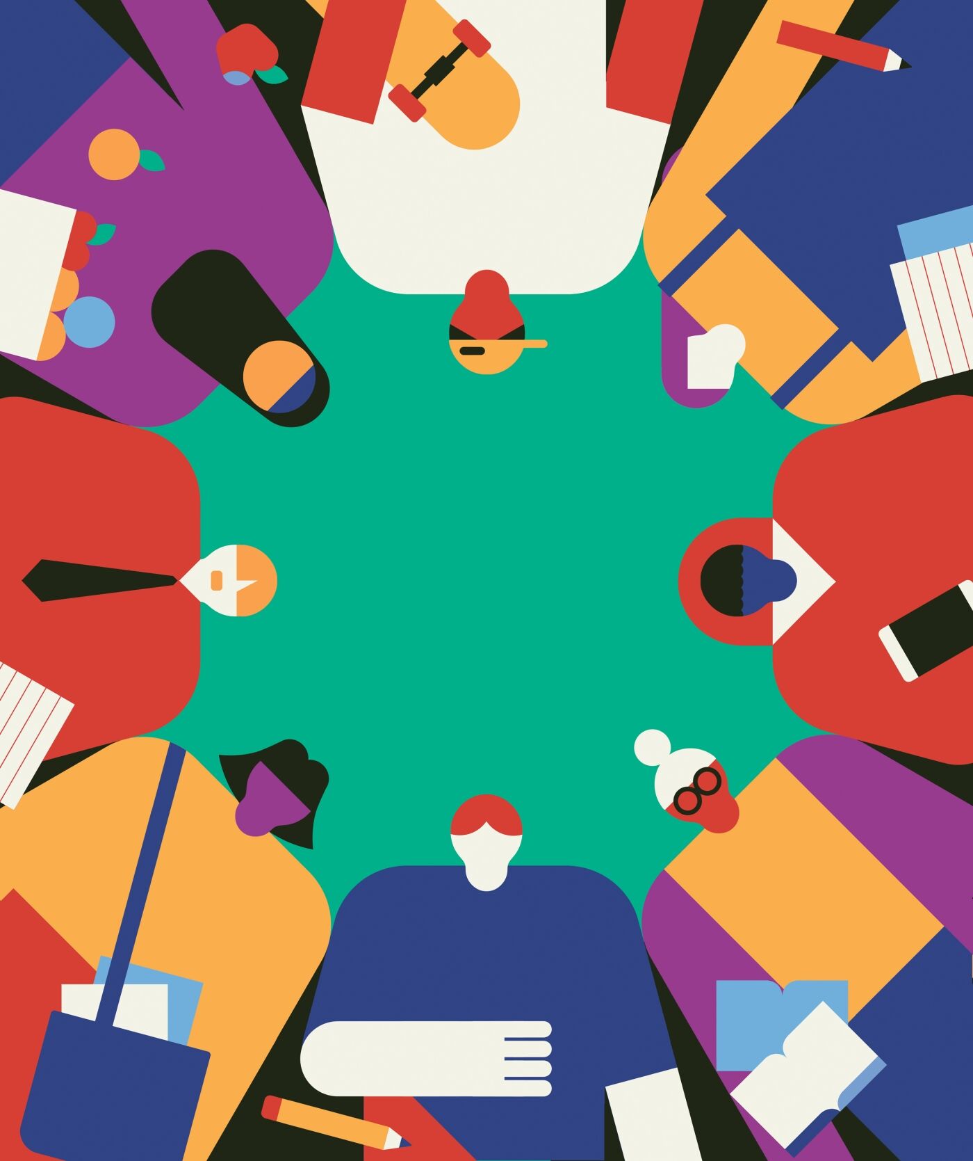 Digital Art et Illustration : SmartRead Magazine par Blok