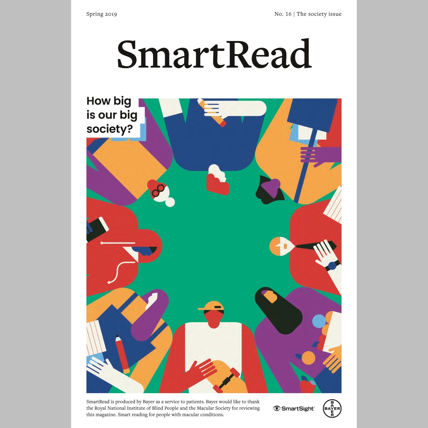 Digital Art et Illustration : SmartRead Magazine par Blok