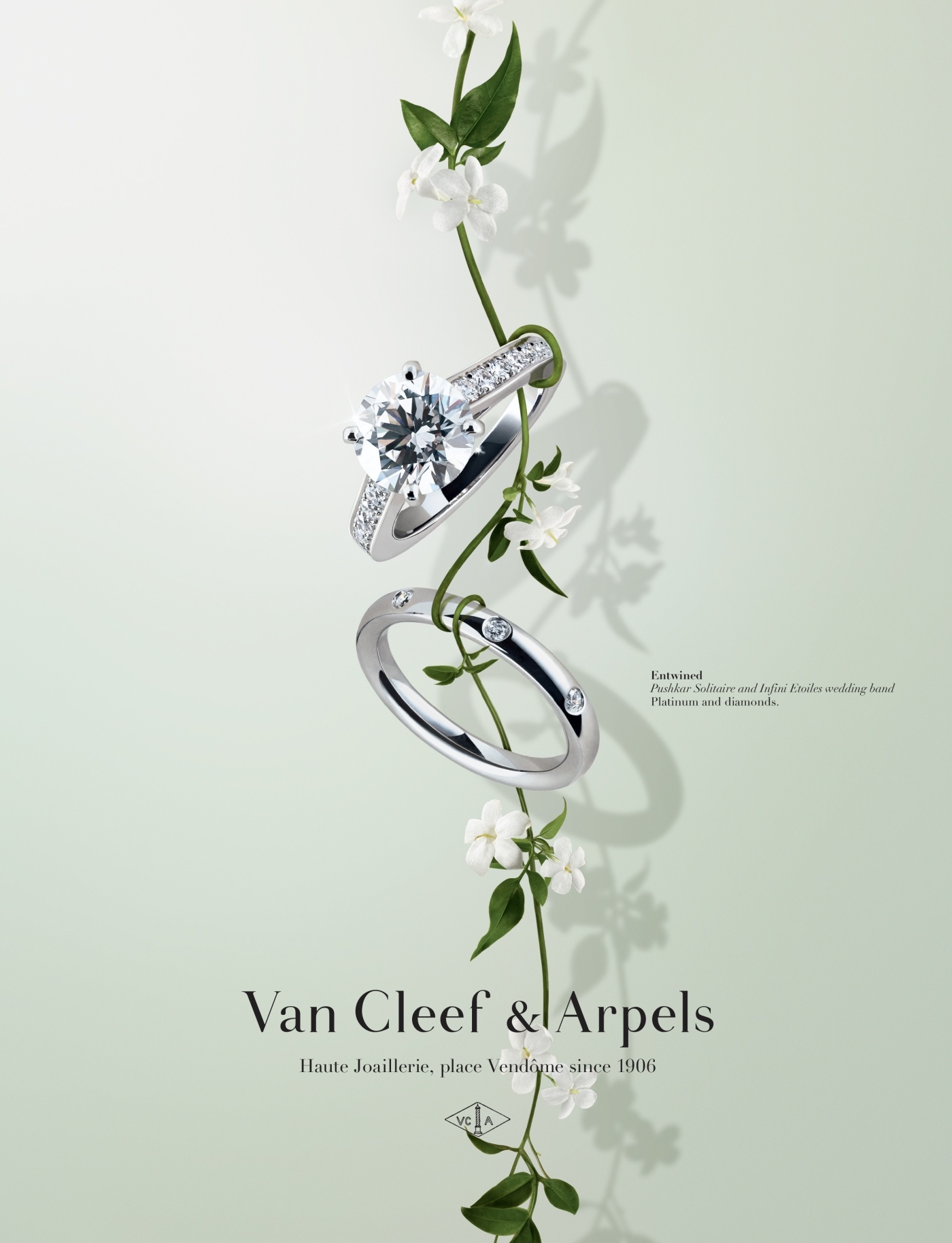 Direction Artistique Pub : Van Cleef & Arpels - Print campaigns par Clément