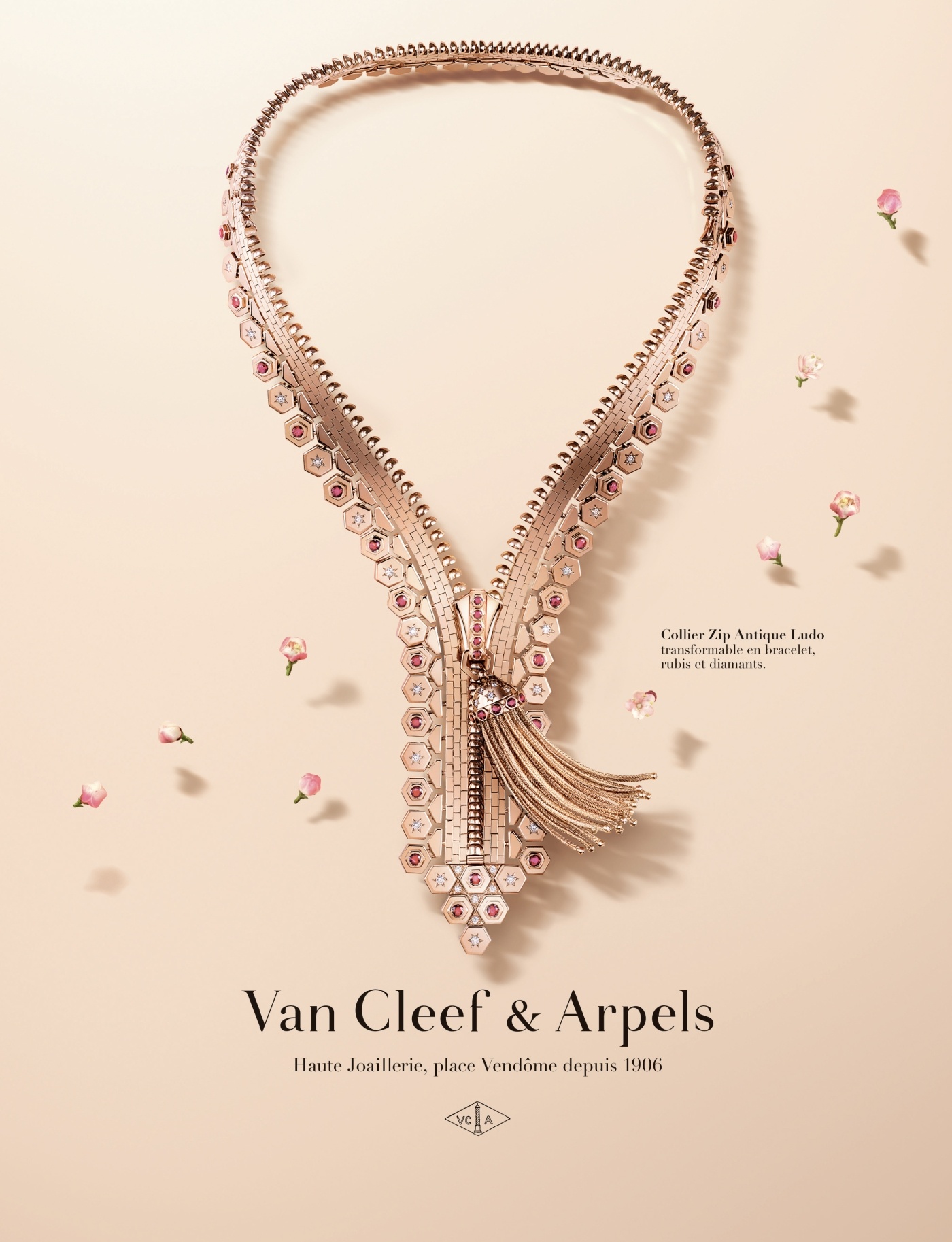Direction Artistique Pub : Van Cleef & Arpels - Print campaigns par Clément