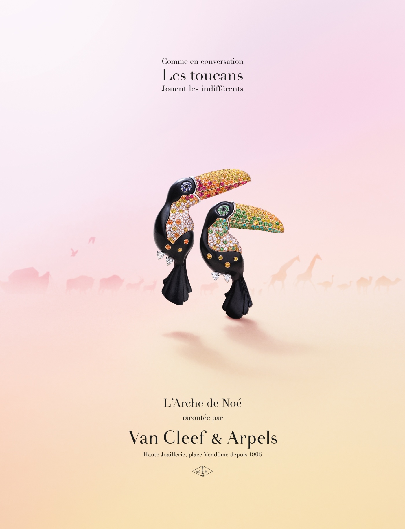 Direction Artistique Pub : Van Cleef & Arpels - Print campaigns par Clément