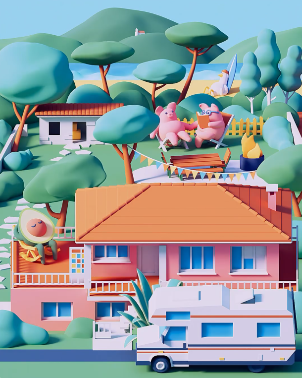 Illustration : Lyft par Guillaume Kurkdjian