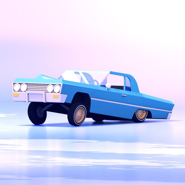 Animation 3D et Illustration : Low rider par Guillaume Kurkdjian