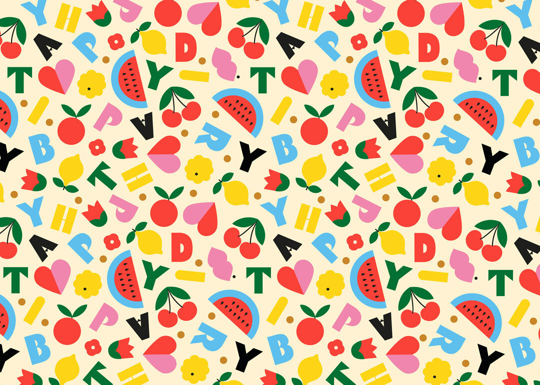 Digital Art and Illustration: 1973.UK Patterns by Bureau Alice