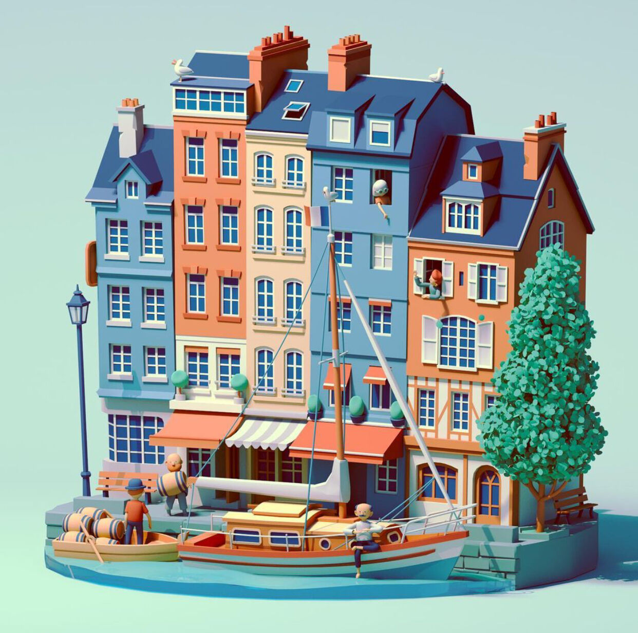 Caroline Péron, free-lance Illustrator in Paris